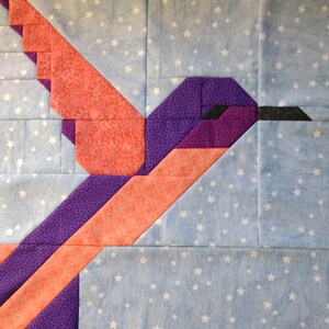 Hummingbird Quilt Block Pattern - Etsy