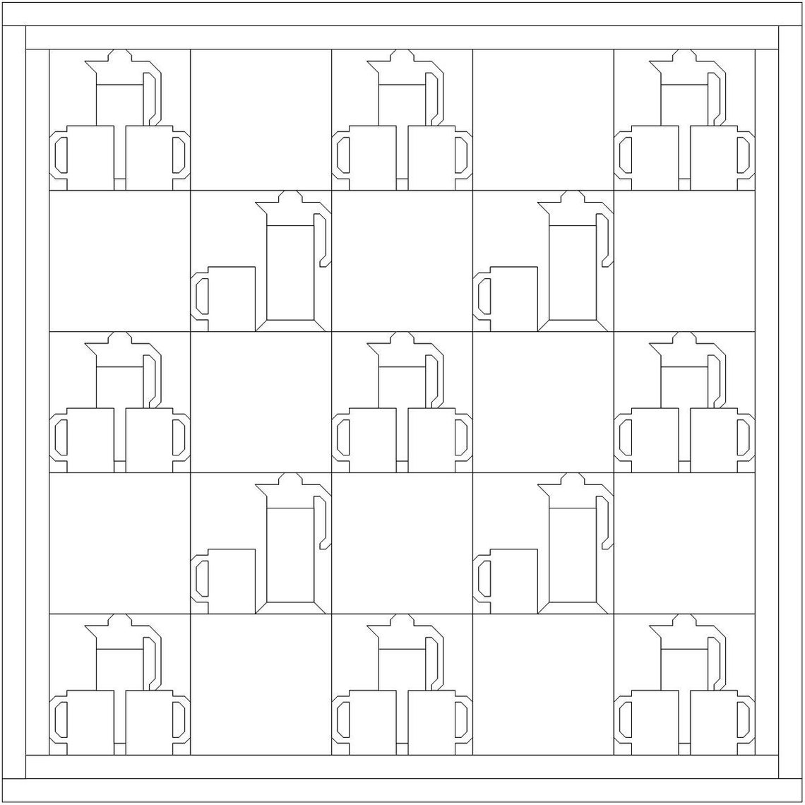 Coffee for One or Two Quilt Block PDF Pattern - Etsy