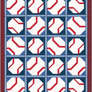 Baseball / Tennis Ball Quilt Block PDF Pattern - Etsy
