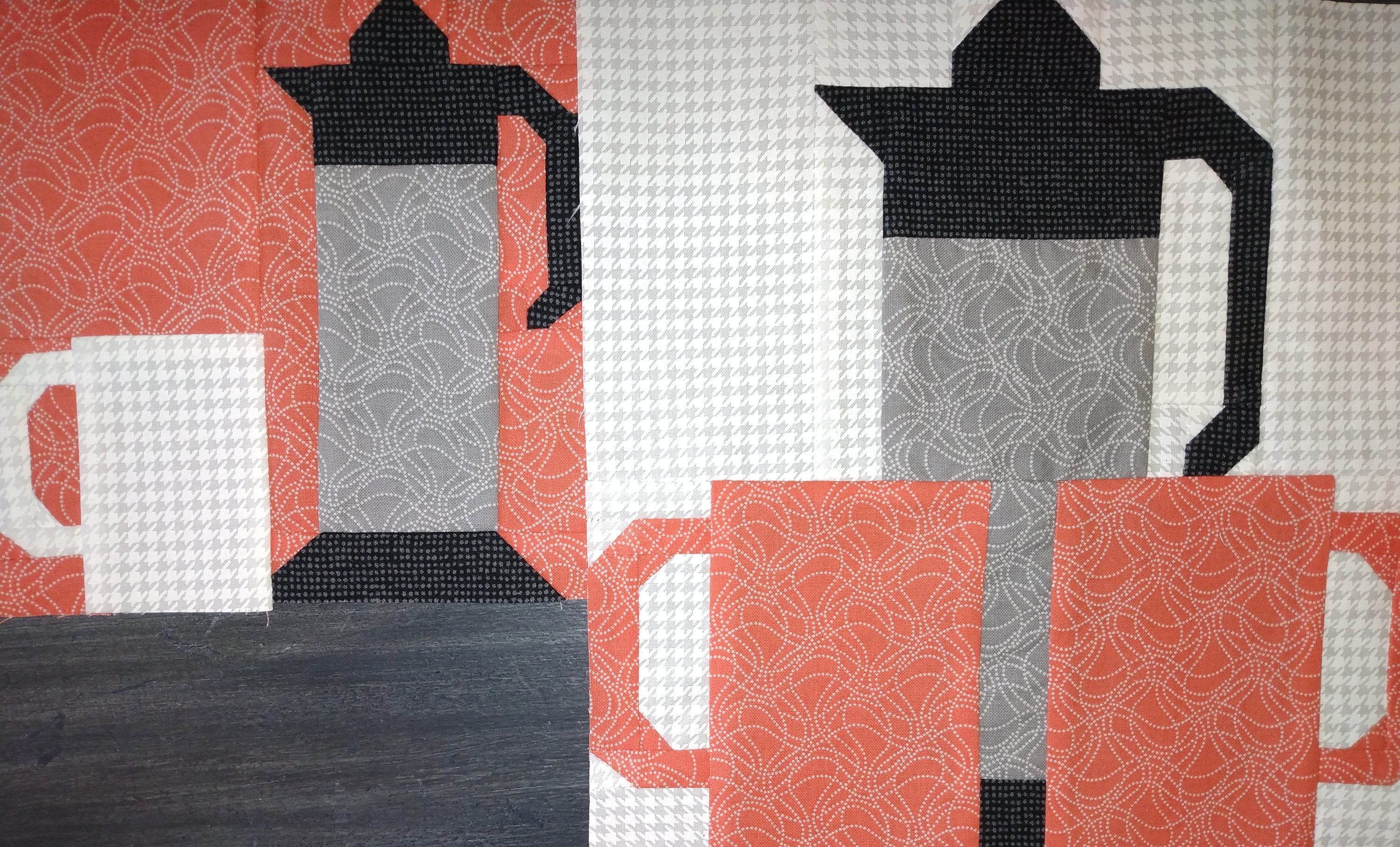Coffee for One or Two Quilt Block PDF Pattern - Etsy
