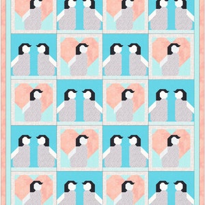 Penguin Chick (baby Penguin) Quilt Block Pdf Pattern - Etsy