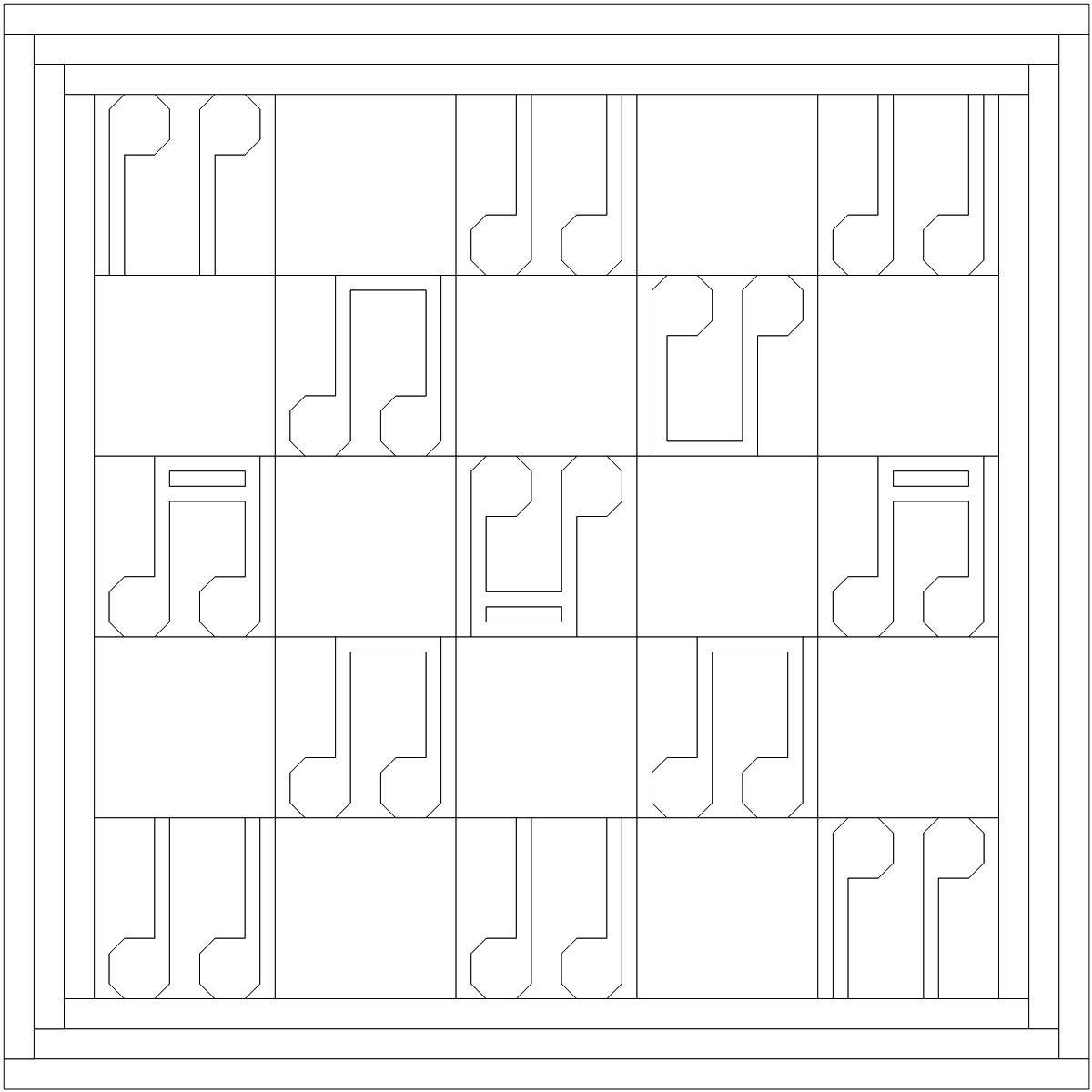 Music Note Quilt Block Pdf Pattern - Etsy