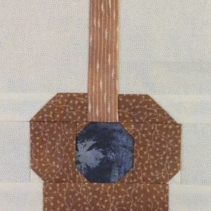 Guitar Trio, Acoustic, Folk, Electric Guitar Quilt Block PDF Patterns ...