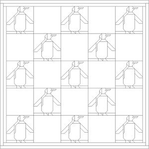 Penguin Quilt Block Pdf Pattern - Etsy