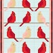 Cardinal Quilt Block Pdf Pattern - Etsy
