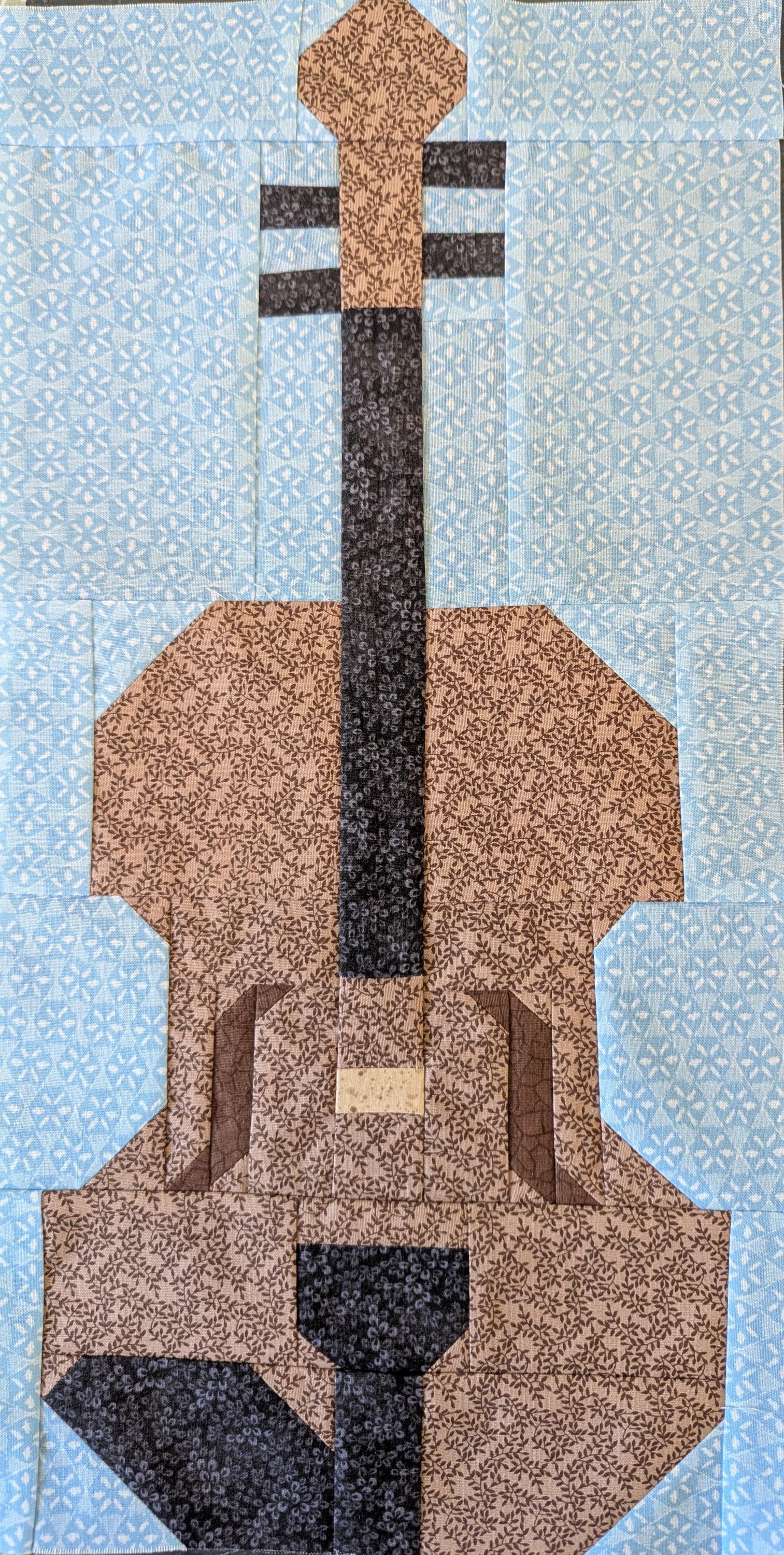 Violin & Cello Quilt Block PDF Pattern - Etsy
