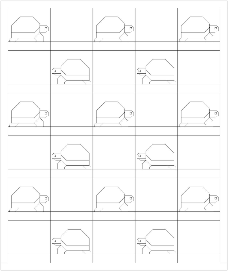 Tortoise Turtle Quilt Block Pdf Pattern - Etsy Canada