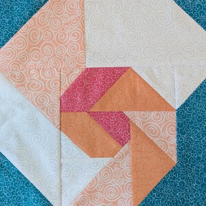 Nautilus Shell Quilt Block Pdf Pattern - Etsy