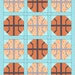 Basketball Quilt Block PDF Pattern - Etsy