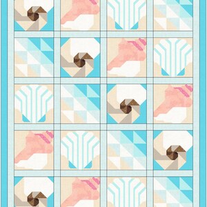 Seashell Sampler Quilt Pattern Pack - Etsy