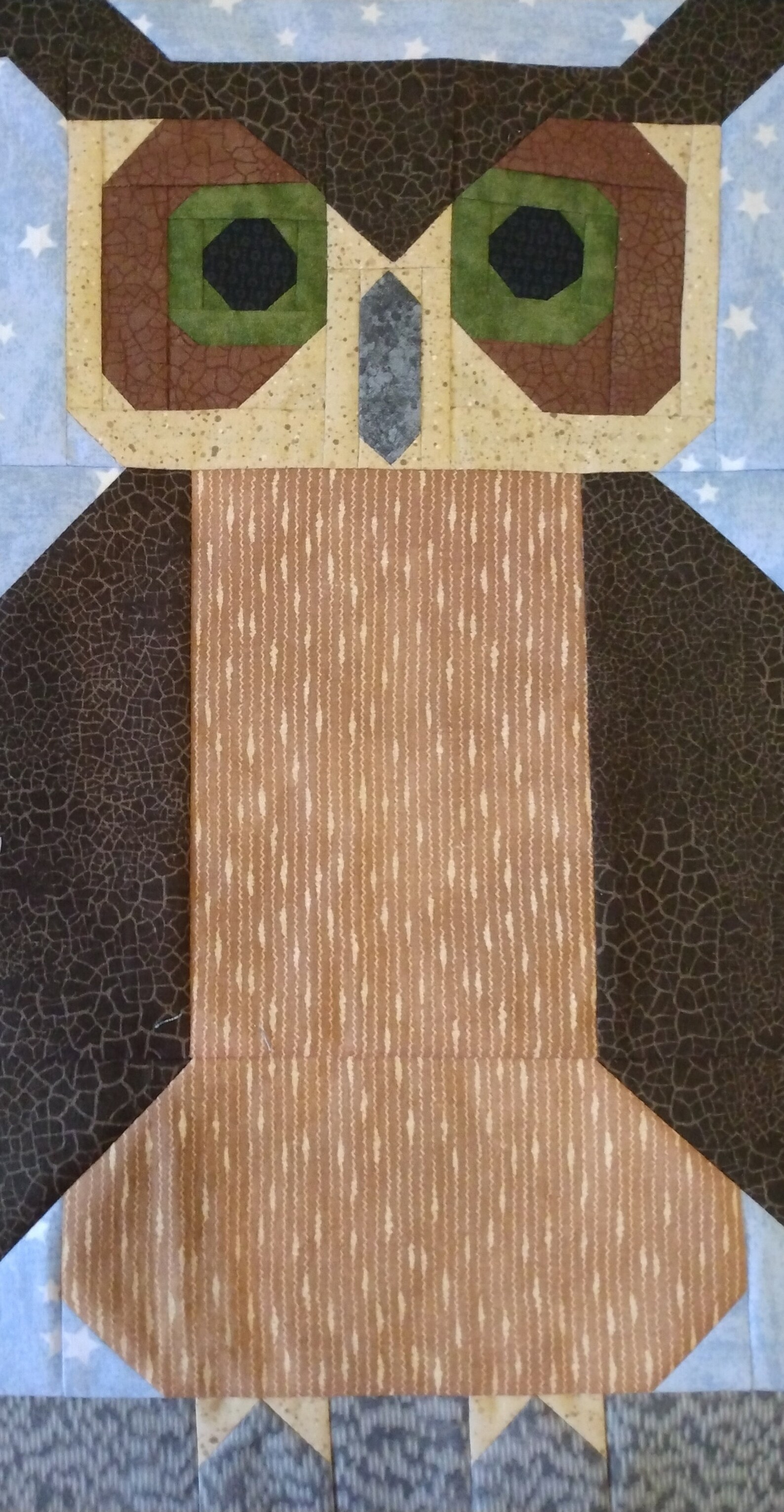 Owl Quilt Block Pdf Pattern - Etsy