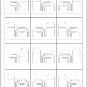 Barn and Silo Quilt Block Pattern - Etsy Canada