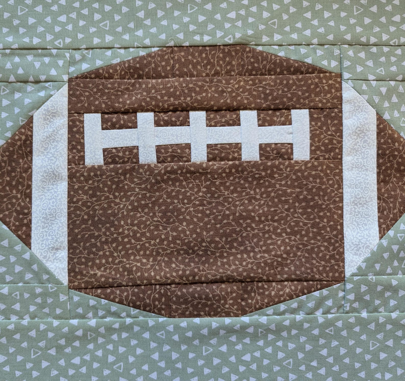 Football Quilt Block PDF Pattern - Etsy