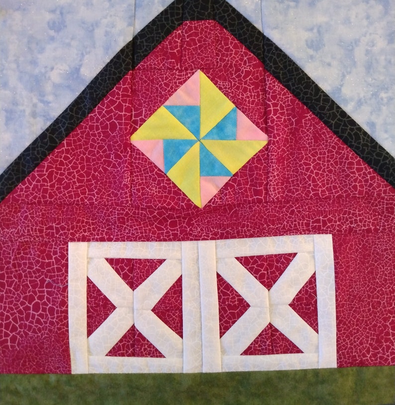 Barn Quilt Block PDF Pattern - Etsy