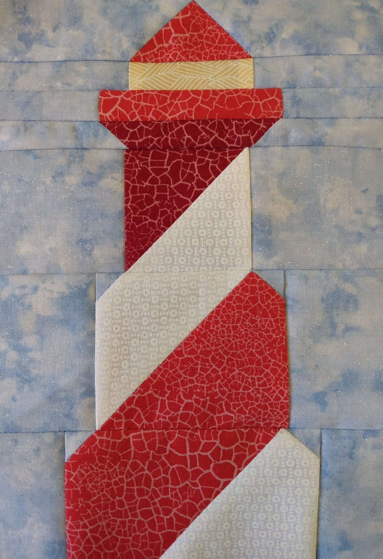 Lighthouse Quilt Block Pdf Pattern - Etsy