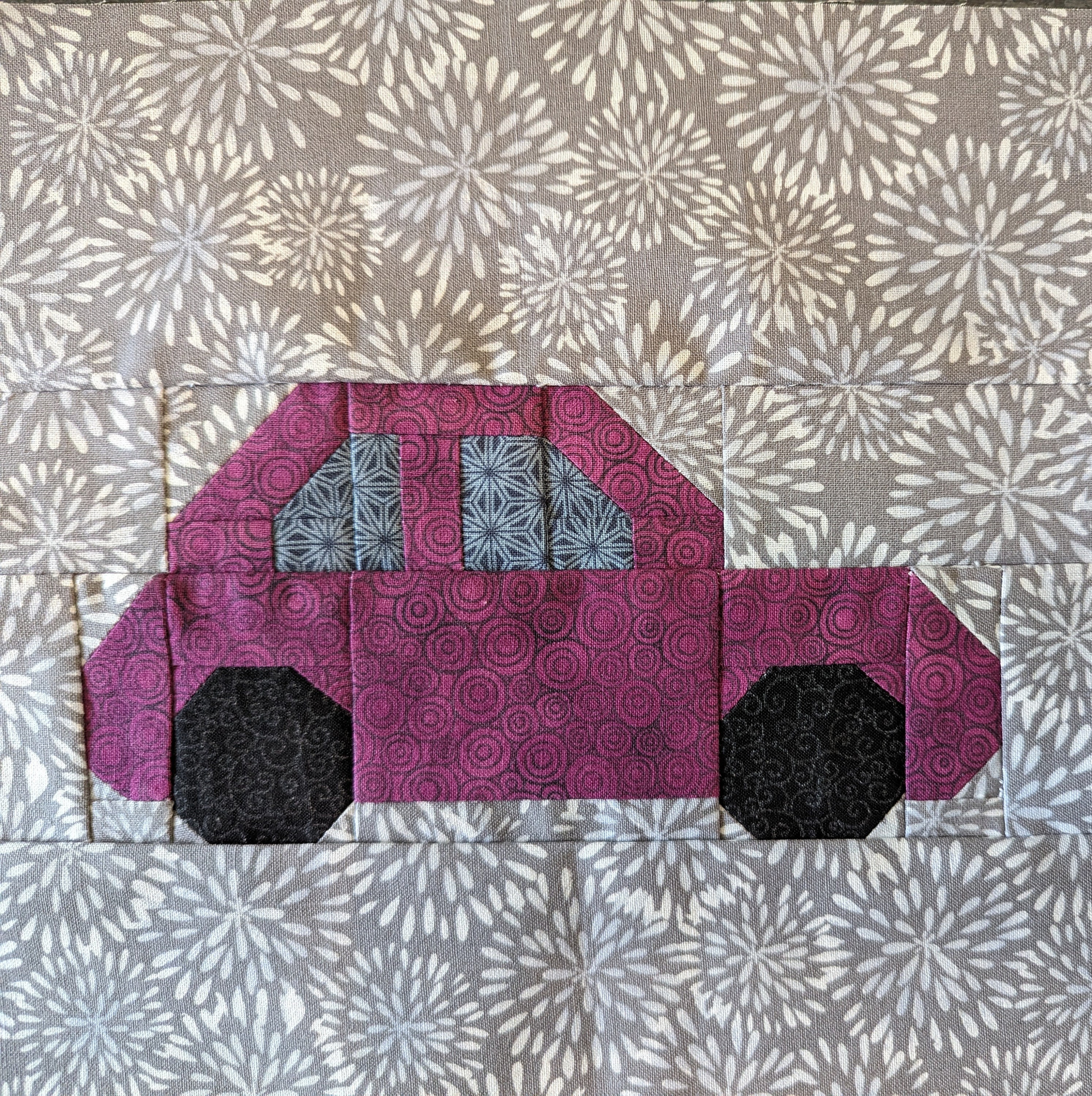 Slug Bug Beetle Car Quilt Block Pdf Pattern - Etsy