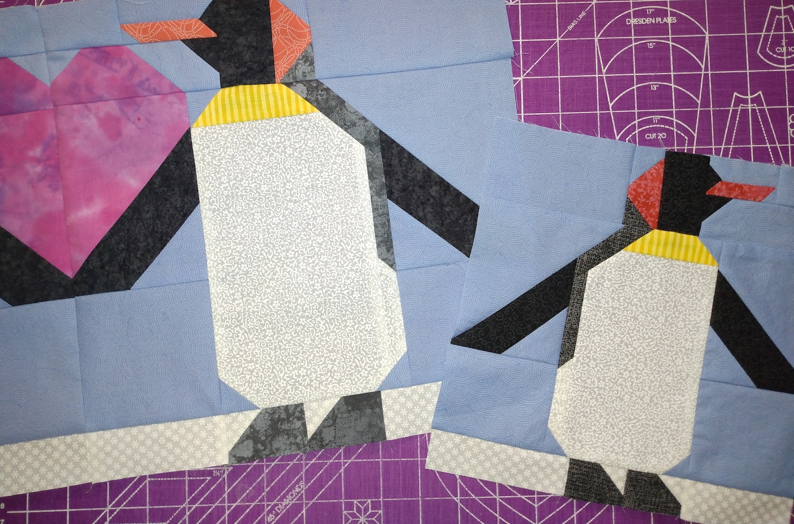 Penguin Quilt Block Pdf Pattern - Etsy