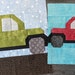 Automobile Quilt Block Pattern Pack. Instant Download of 5 Vehicle ...