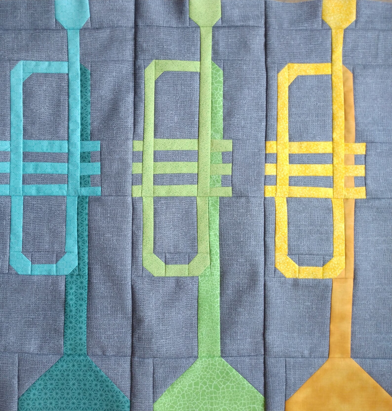 Trumpet Quilt Block PDF Pattern | Etsy