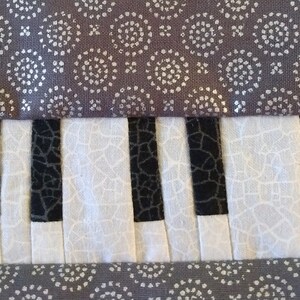 Piano keyboard Quilt Block PDF Pattern - Etsy