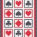 Playing Card Suits Quilt Pattern Pack, Instant Download for Club ...