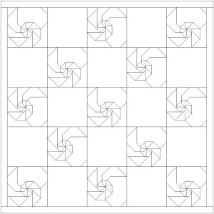 Nautilus Shell Quilt Block Pdf Pattern - Etsy