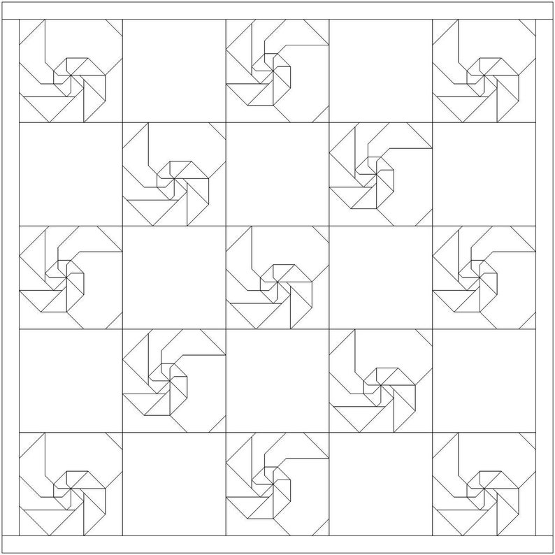 Nautilus Shell Quilt Block Pdf Pattern - Etsy