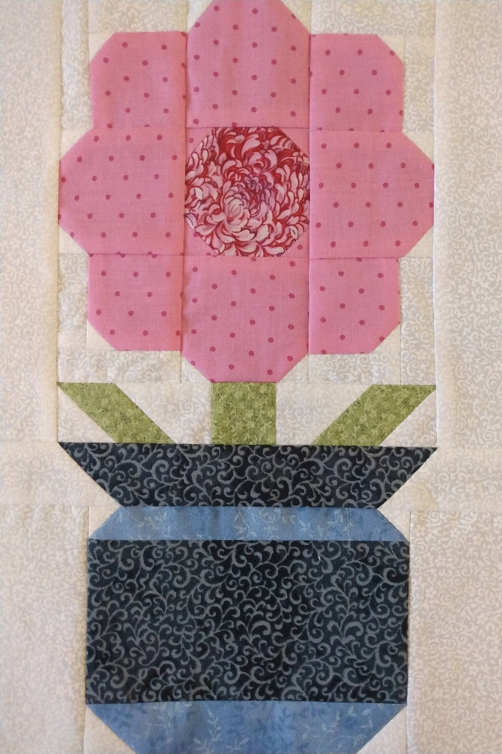 Summer Flower Quilt Block Pdf Pattern - Etsy