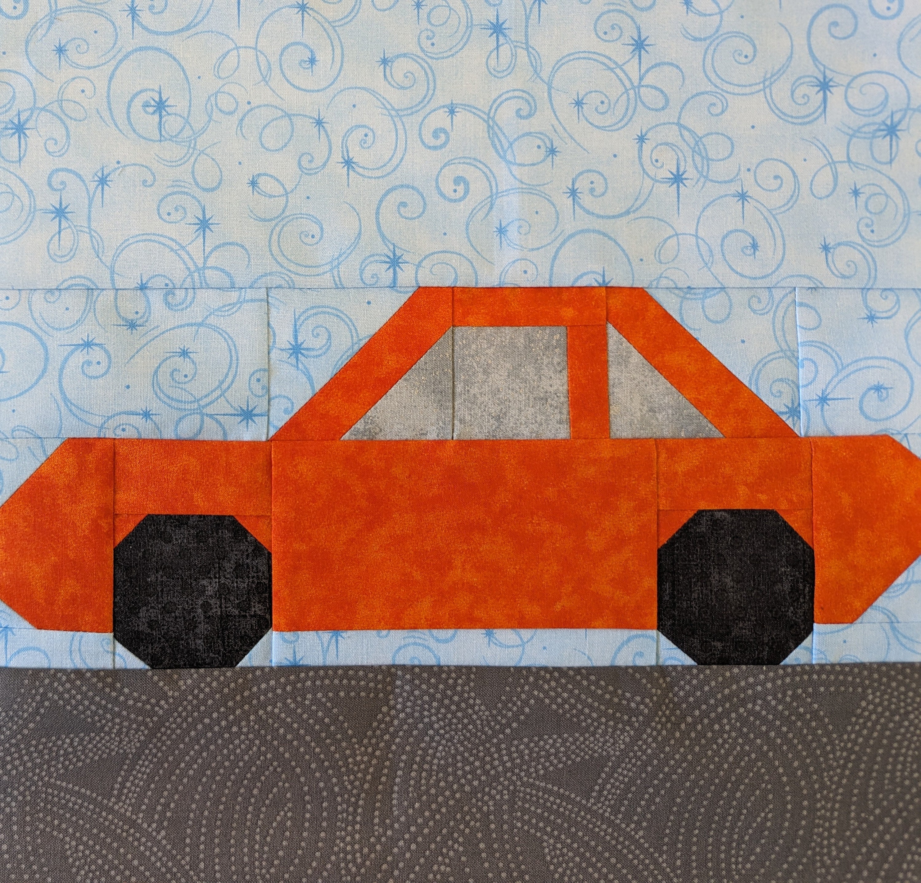 Sports Car Automobile Quilt Block Pdf Pattern - Etsy
