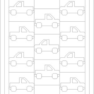Pick up Truck Quilt Block Pdf Pattern - Etsy