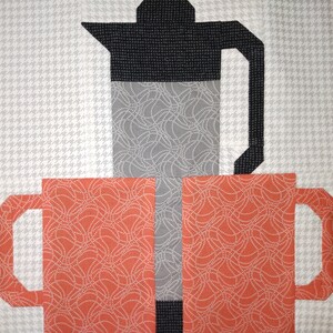 Coffee for One or Two Quilt Block PDF Pattern - Etsy