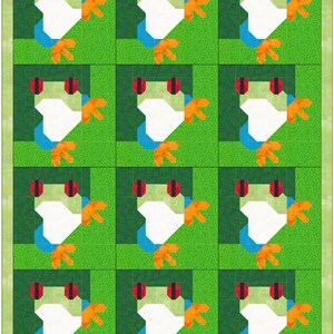 Tree Frog Quilt Block Pdf Pattern - Etsy