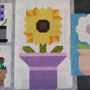 Flowerpot Quilt Pattern Pack Pdf - Etsy