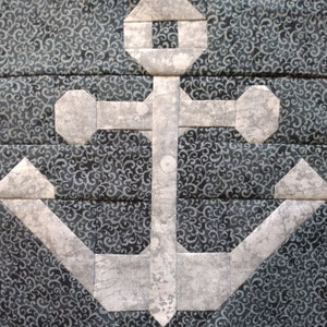 Anchor Quilt Block PDF Pattern - Etsy