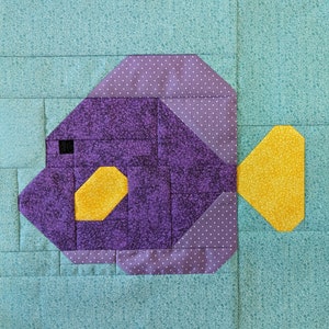 Tang Trio Quilt Block Bundle Pdf Fish Quilt Block Patterns - Etsy