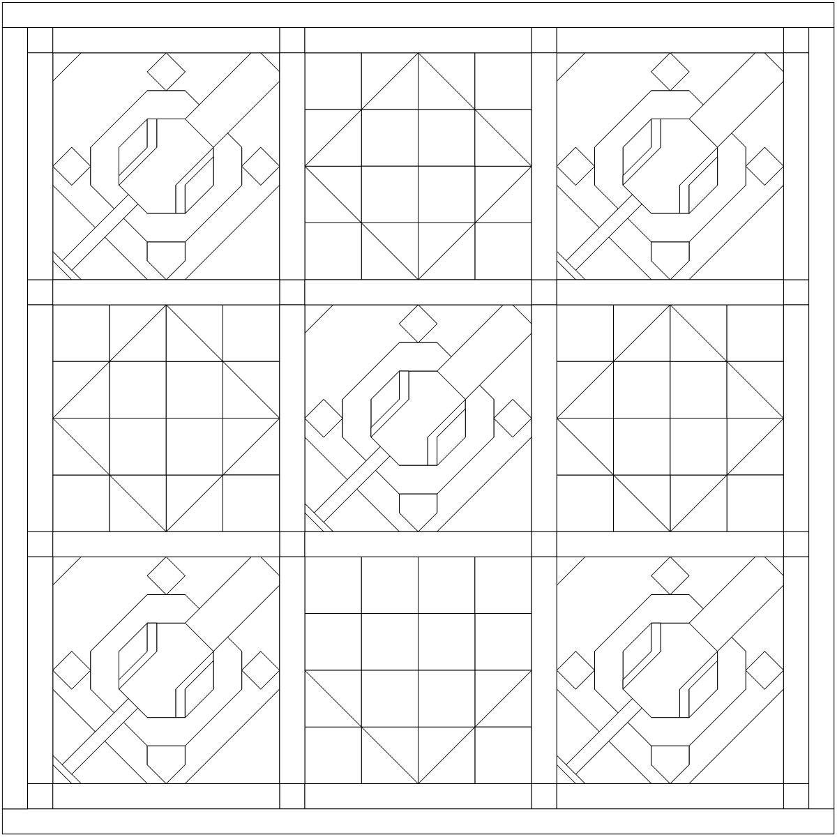 Baseball Homerun Quilt Block PDF Pattern - Etsy Canada