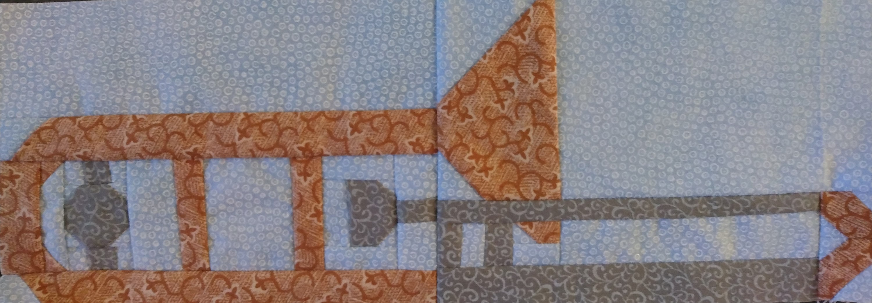 Trombone Quilt Block PDF Pattern - Etsy