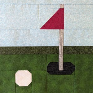 Golf Quilt Block Pdf Pattern - Etsy