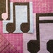 Music Note Quilt Block Pdf Pattern - Etsy
