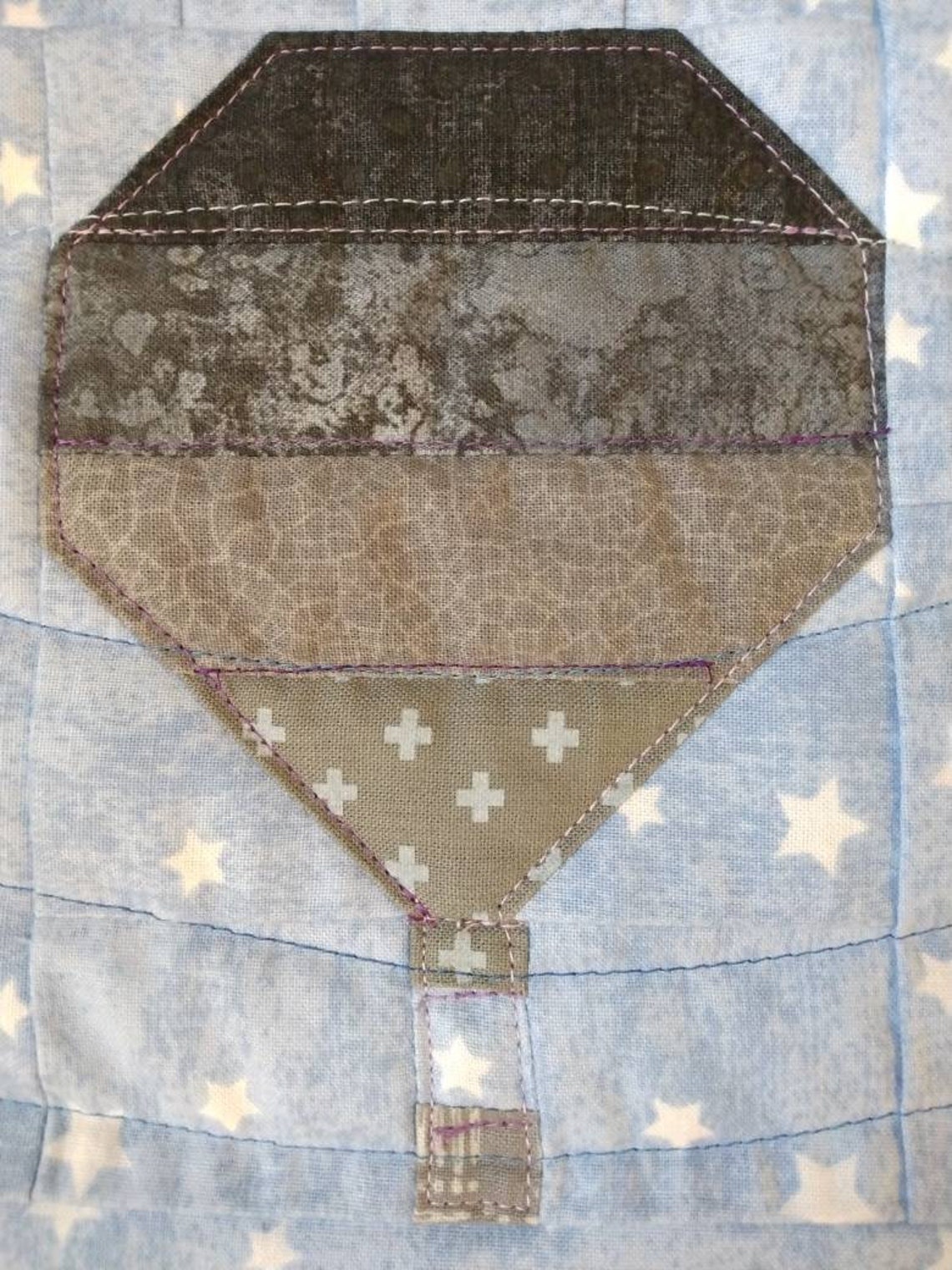 Hot Air Balloon Quilt Block PDF Pattern - Etsy