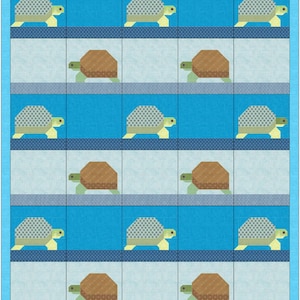 Tortoise Turtle Quilt Block Pdf Pattern - Etsy
