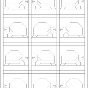 Tortoise Turtle Quilt Block Pdf Pattern - Etsy