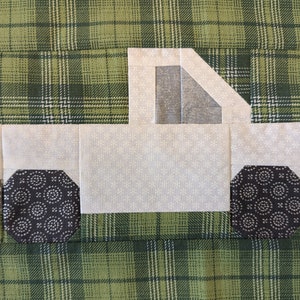 Automobile Quilt Block Pattern Pack. Instant Download of 5 Vehicle ...