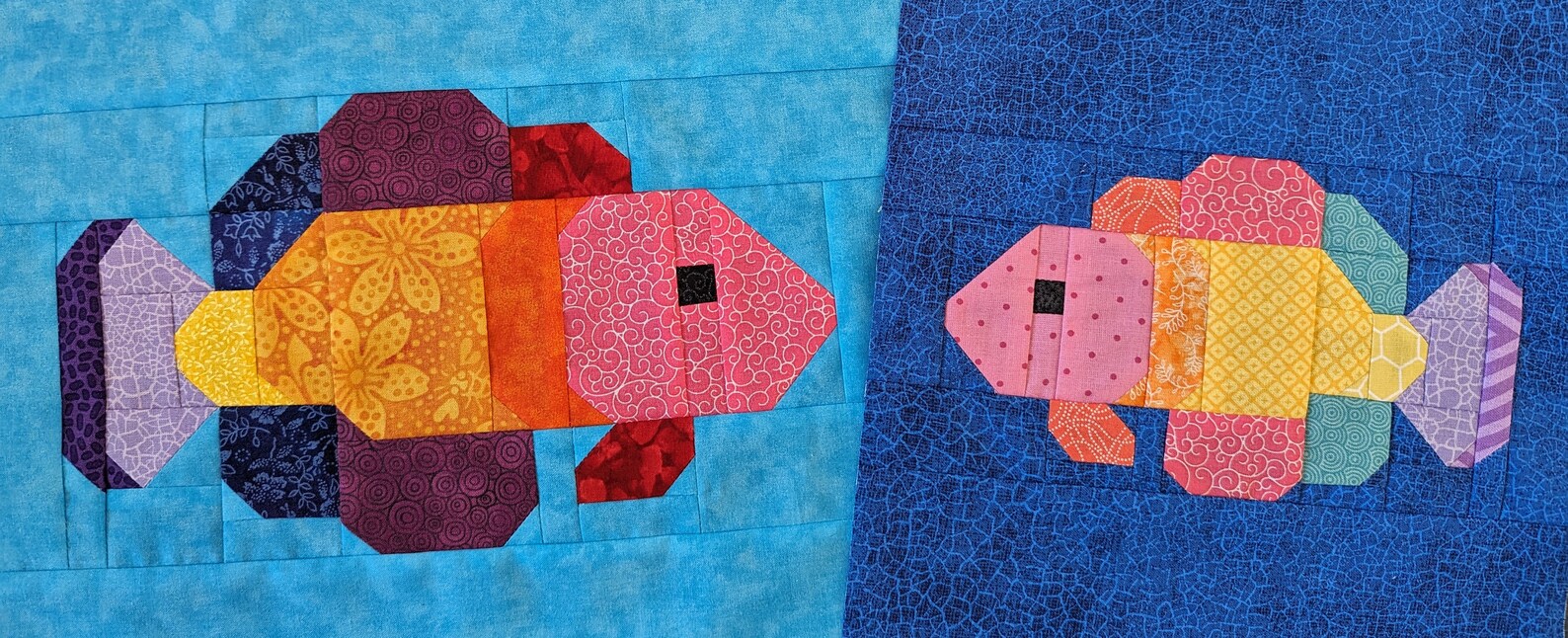 Sea Life Sampler Quilt Pattern Pack Pdf Set of 9 Fish and Ocean ...