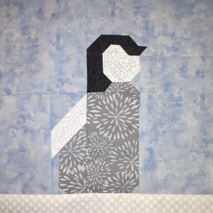 Penguin Chick (baby Penguin) Quilt Block Pdf Pattern - Etsy