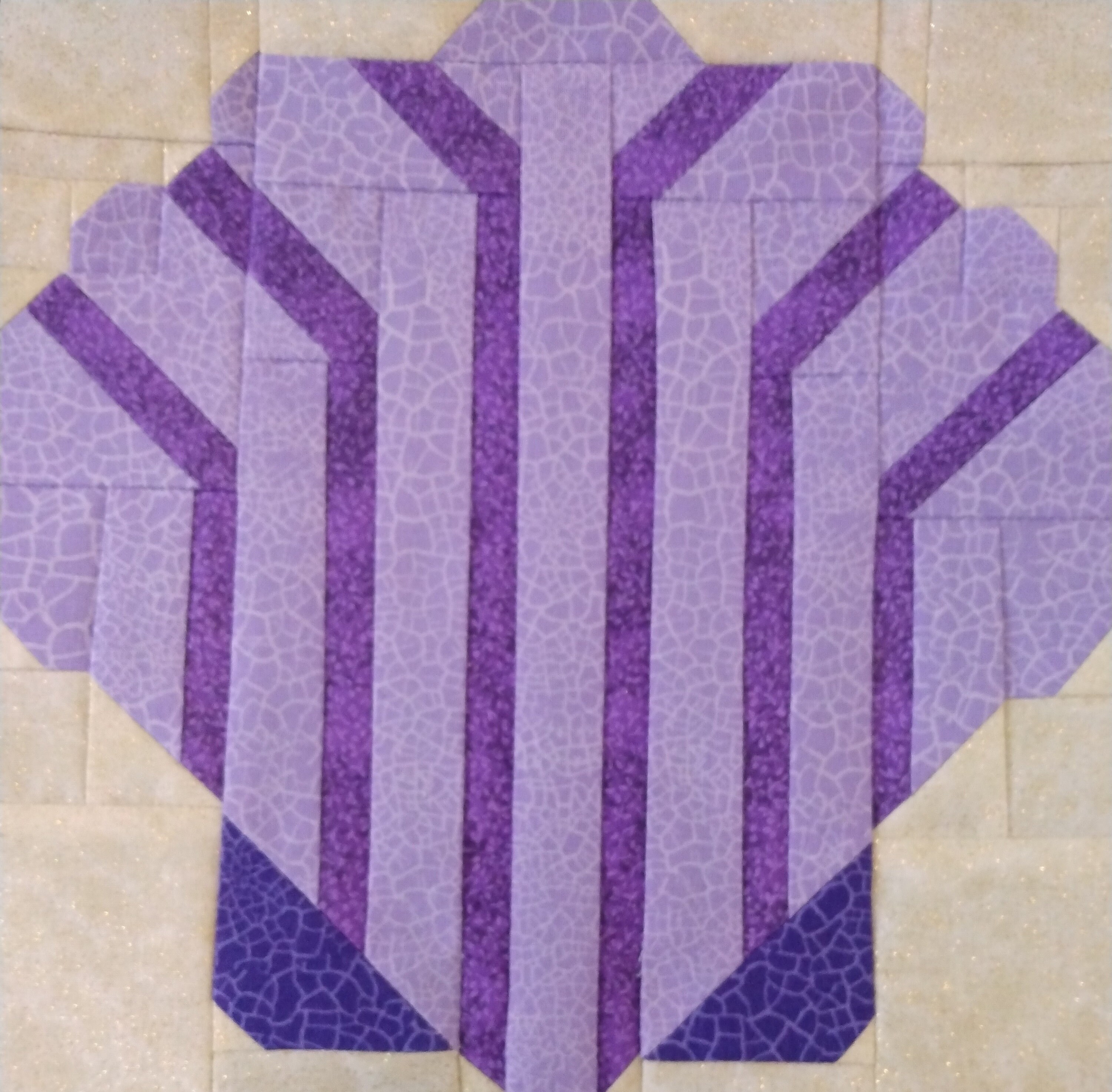 Scallop Shell Quilt Block Pdf Pattern - Etsy