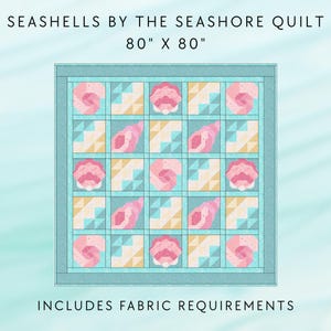 Seashell Sampler Quilt Pattern Pack - Etsy