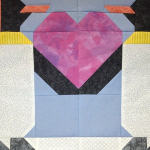 Penguin Quilt Block Pdf Pattern - Etsy