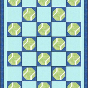 Baseball / Tennis Ball Quilt Block PDF Pattern - Etsy