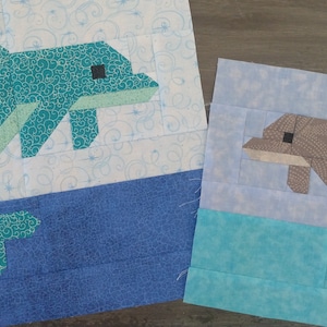 Dolphin Quilt Block Pdf Pattern - Etsy